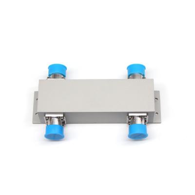 China 698-3800MHz 2-in-2-out Hybrid Coupler with 4.3-10 Female Interface, 500W Power Handling, IP65 Rated for sale