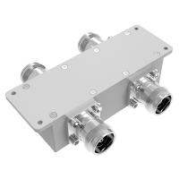 China ISO9000 Air Dielectric 3dB Hybrid Coupler 2700-6000MHz 4.3-10 Female IP65 Rated for sale