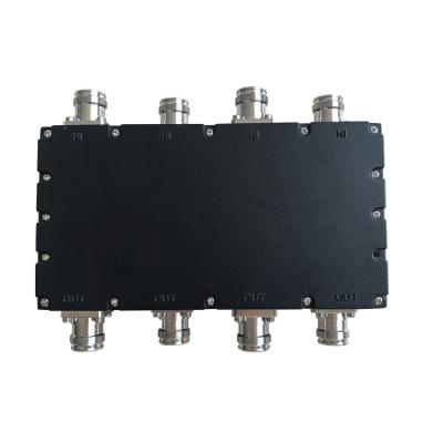 China 698-3800MHz 4.3-10 Female 4:4 Hybrid Combiner with -160dBc PIM and 500W Power Handling for sale