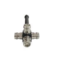 China 698-3800MHz 4 Way 4.3-10 Female Power Splitter Low PIM -160dBc for DAS IBS for sale