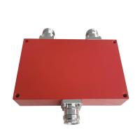 China 138-960MHz 2 Way Wilkinson Power Divider 4.3-10 Mini DIN Female IP65 50 Ohm for sale