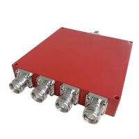 China 138-960MHz 4.3-10 DIN Female Low PIM 4 Way Wilkinson Power Divider 50 Ohm IP65 for sale