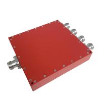 China 138-960MHz 4.3-10 DIN Female Low PIM 4 Way Wilkinson Power Divider 50 Ohm IP65 for sale