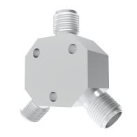 China 50G 1W 2 Way Resistive Power Divider 2.4mm Female Waveguide Splitter Combiner DC-50G for sale