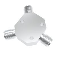 China 50G 1W 2 Way Resistive Power Divider 2.4mm Female Waveguide Splitter Combiner DC-50G for sale