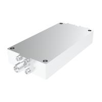China 400-8000MHz 2 Way RF Power Divider SMA Female 50ohm Through Hole Mount for sale