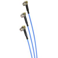 China Custom RoHS RF Test Cables Silver Plated Copper 26.5GHz 50Ω with 1500V DC Voltage Rating for sale
