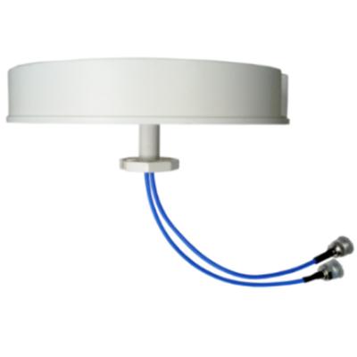 China 2T2R MIMO Slim Omnidirectional Antenna 698-3800MHz with 50W Power Handling and Ø210x38mm Dimensions for sale