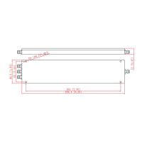 China 350-6000MHz 3-Way SMA Female Wilkinson Power Divider 30W 50 Ohm for sale