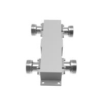 China 450-900MHz 2in 2out DIN Female Hybrid Coupler 500W IP65 High Isolation for sale