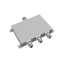 China 350-520MHz 3 Way N Female Wilkinson Power Divider 50 Ohm IP65 50W for sale
