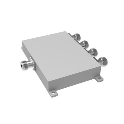 China 350-520MHz 4 Way N Female Wilkinson Power Divider 50 Ohm IP65 50W for sale