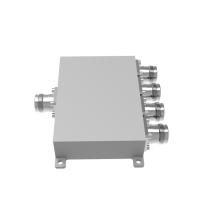 China 350-520MHz 4 Way 4.3-10 Female Wilkinson Power Divider 50 Ohm IP65 for sale