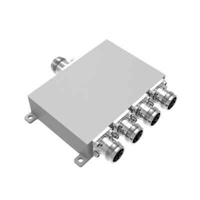 China 350-520MHz 4 Way 4.3-10 Female Wilkinson Power Divider 50 Ohm IP65 for sale