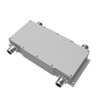 China 100-1000MHz 4.3-10 Female Hybrid Coupler 2in 2out 500W High Isolation Low PIM for sale