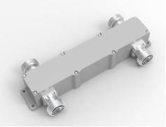 China Wide Band 340/380-2700MHz 2in 2out DIN F Hybrid Coupler 500W IP65 for sale