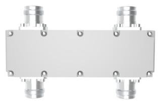 China 600-4200MHz 4.3-10 Female Hybrid Coupler 2in 2out 3dB Low PIM IP65 for sale