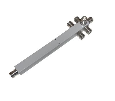 China 698-4000MHz 6-Way Power Splitter 50 Ohm 4.3-10 Female Low PIM IP65 for sale