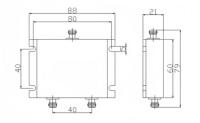 China 698-2700MHz 2Way SMA Female Wilkinson Power Splitter 50 Ohm Indoor for sale