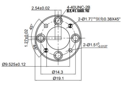 China 75-110GHz  WR-10  WAVEGUIDE LOAD VN-WGLD-75110-WR10 for sale