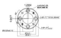 China 145-220GHz WR-5 Waveguide Load 0.3W VSWR ≤1.25 VN-WGLD-145220-WR5 for sale