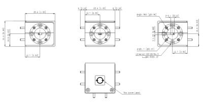 China 75-80GHz WR-12 Waveguide Circulator 3W High Isolation 18dB VN-WGCIR-7580-WR12 for sale