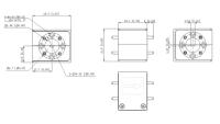 China 92-98GHz WR-10 Waveguide Circulator 3W High Isolation 18dB VN-WGCIR-9298-WR10 for sale