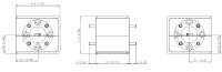 China 75-80GHz WR-12 Waveguide Isolator 18dB Isolation 0.8dB Insertion Loss VN-WGISO-7580-WR12 for sale