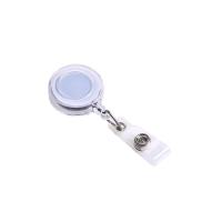 China Deyi Black Badge Reels Retractable Badges Holder for ID Card Keychain Whistles Lanyards for School Office for sale