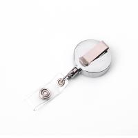 China Deyi Silver Color ID Card Badge Reel for sale