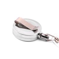 China Deyi Silver Color ID Card Badge Reel for sale
