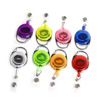 China Deyi Retractable Badge Reel Batch Holder Name ID Badge Clips Office Worker Doctor Nurse for sale