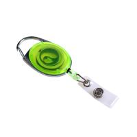 China Deyi Retractable Badge Reel Batch Holder Name ID Badge Clips Office Worker Doctor Nurse for sale
