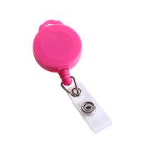 China Deyi Custom Retractable Badge Reel Name Badge for Employees Works and School LOGO for sale
