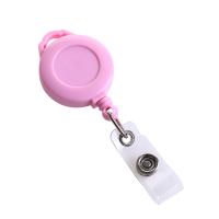 China Deyi Custom Retractable Badge Reel Name Badge for Employees Works and School LOGO for sale