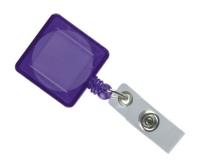China Deyi Custom Square Shape Badge Reel for sale