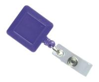 China Deyi Custom Square Shape Badge Reel for sale