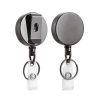 China Deyi Reel Badge Retractable Badges Holder for ID Card Keychain Whistles Lanyards for School Office for sale