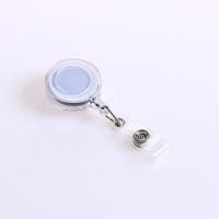 China Deyi Round Retractable Badge Reel Colorful Badge Holder Retractable Clip Nurse Teacher Office Supplies for sale