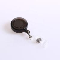 China Deyi Round Retractable Badge Reel Colorful Badge Holder Retractable Clip Nurse Teacher Office Supplies for sale