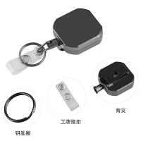 China Deyi Badge Reel Outdoor Sports Retractable Metal Heavy Duty Badge Holder Belt Clip Key Ring for sale