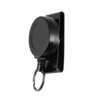 China Deyi Badge Reel  Retractable Keychain Tactical ID Badge Holder Reel Heavy Duty Carabiner for sale