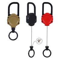 China Deyi Badge Reel Sports Retractable Keychain Lanyard Heavy Duty Durable Pull for sale