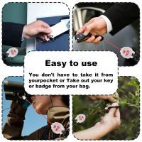 China Deyi Badge Reel Stainless Steel Cord Suitable For Men And Women White for sale