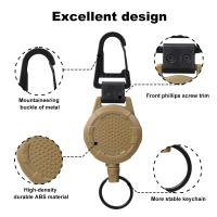China Deyi Badge Reel  Heavy Duty Metal Retractable Keychain for sale