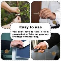 China Deyi Badge Reel  Heavy Duty Metal Retractable Keychain for sale