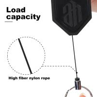 China Deyi Badge Reel Fishing 2-Pack Locking Retractable Keychain Heavy Duty Badge Holder for sale