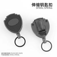 China Deyi Badge Reel Heavy Duty Buckle Badge Holder Retractable Steel Retractable Cord for sale