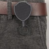 China Deyi Badge Reel Heavy Duty Buckle Badge Holder Retractable Steel Retractable Cord for sale