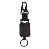 China Deyi Badge Reel Outdoor Metal Carabiner Knife buckle Heavy Duty Retractable for sale